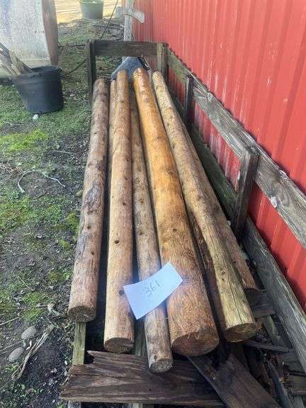 GROUP OF 8' FENCE POSTS - Shackelton Auctions Inc.