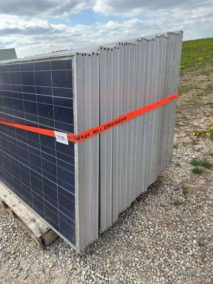 SKID OF 21 SHARP 235 WATT SOLAR PANELS - Shackelton Auctions Inc.
