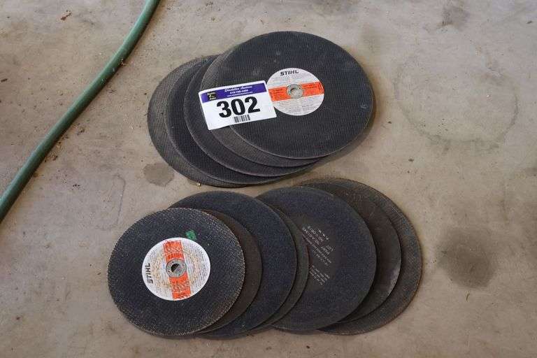 ASSORTED STIHL CUT OFF DISCS - Shackelton Auctions Inc.
