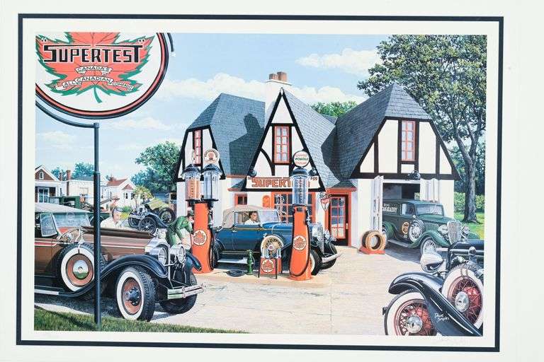 FRAMED SIGNED AND NUMBERED DAVE SNYDER SUPERTEST PRINT - Shackelton ...