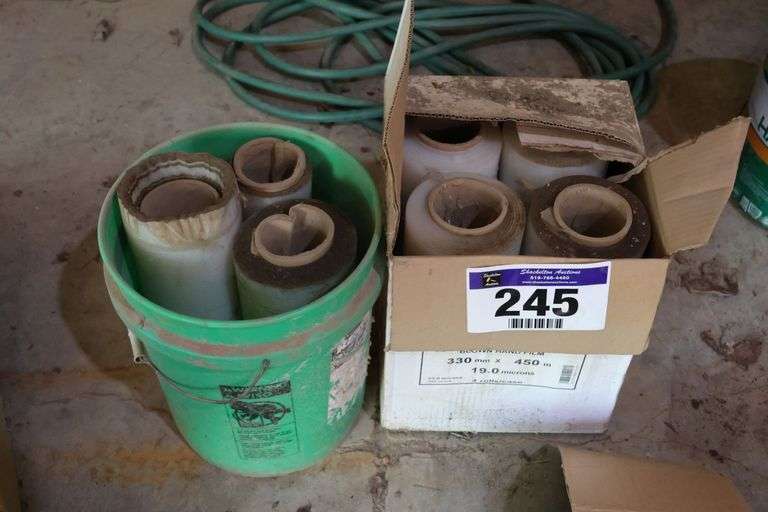 7 ROLLS OF POLY FILM - Shackelton Auctions Inc.