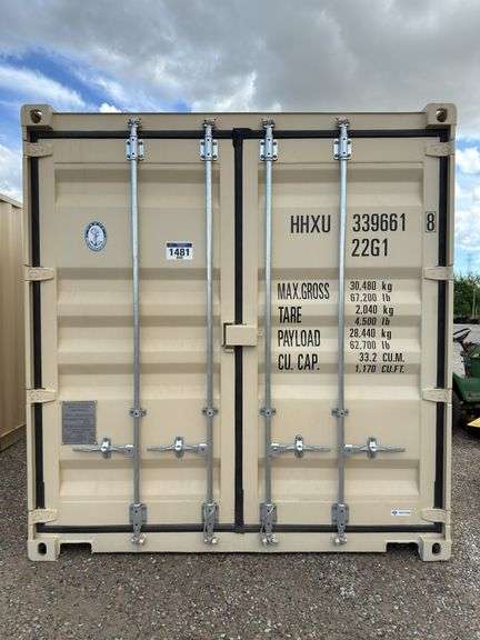 20' SEA CONTAINER- CONTAINER # HHXU3396618 - Shackelton Auctions Inc.