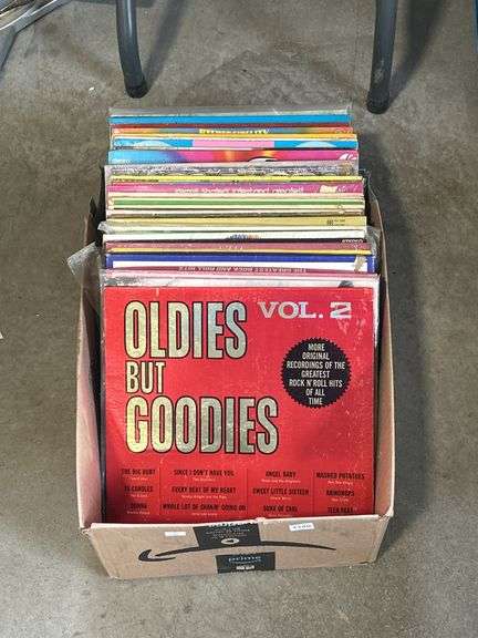 BOX OF ASSORTED 33 RPM RECORDS - Shackelton Auctions Inc.