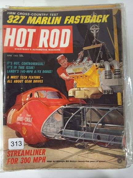 COLLECTION OF 1960'S HOT ROD MAGAZINES - Shackelton Auctions Inc.