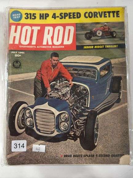 COLLECTION OF 1960'S HOT ROD MAGAZINES - Shackelton Auctions Inc.