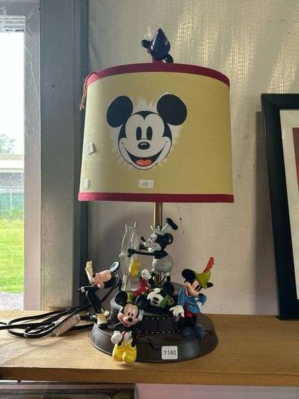 DISNEY MICKEY MOUSE TABLE LAMP - 22" - Shackelton Auctions Inc.