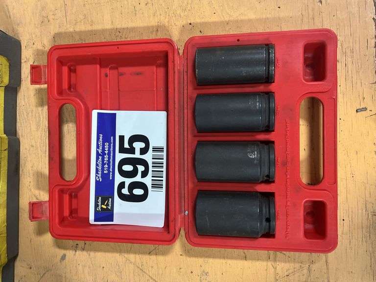 SUNEX METRIC SPINDLE NUT SOCKET SET MODEL #2838 - Shackelton Auctions Inc.