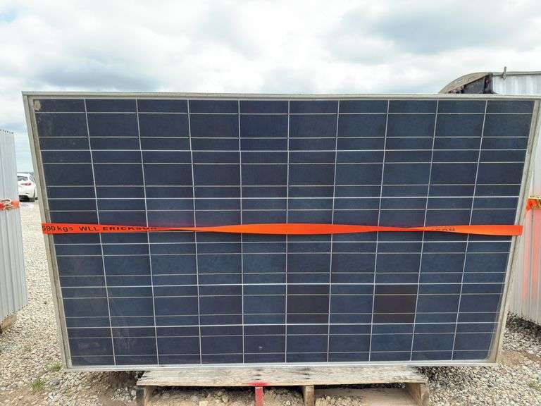 SKID OF 21 SHARP 235 WATT SOLAR PANELS - Shackelton Auctions Inc.