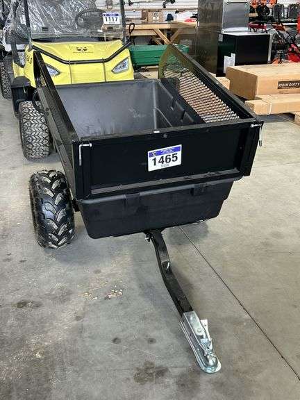 UNUSED DIRT DOMINATOR ATV UTV TRAILER WITH GATES AND TILT (ASSEMBLED ...