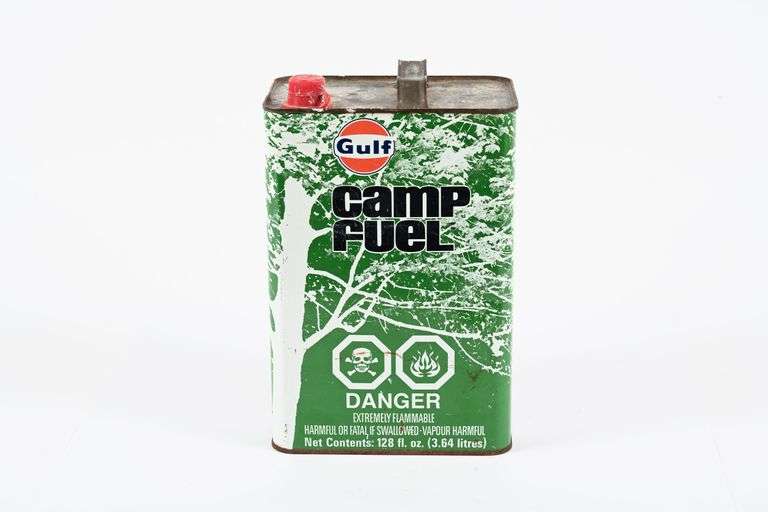 GULF CAMP FUEL 128 OZ CAN - Shackelton Auctions Inc.