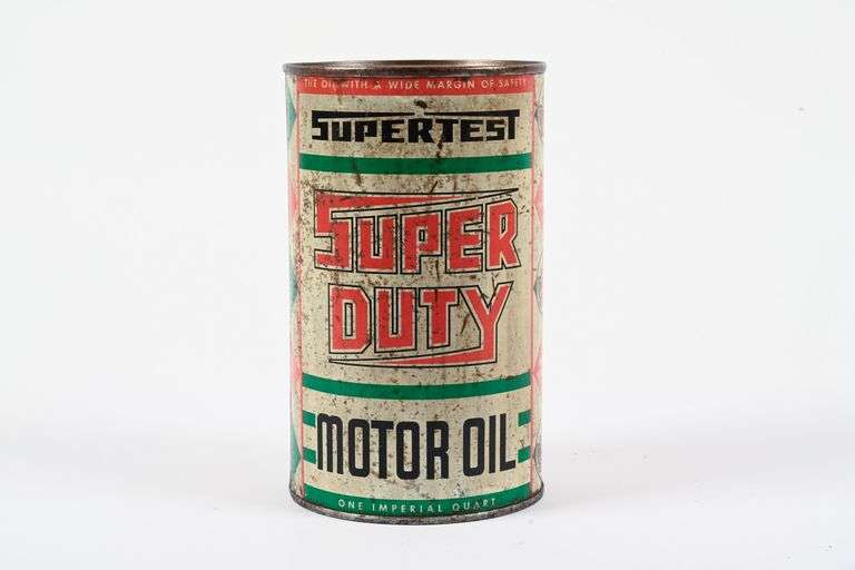SUPERTEST SUPER DUTY MOTOR OIL IMP QT CAN - Shackelton Auctions Inc.