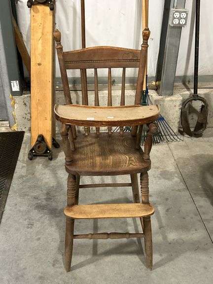 ANTIQUE HIGH CHAIR - Shackelton Auctions Inc.