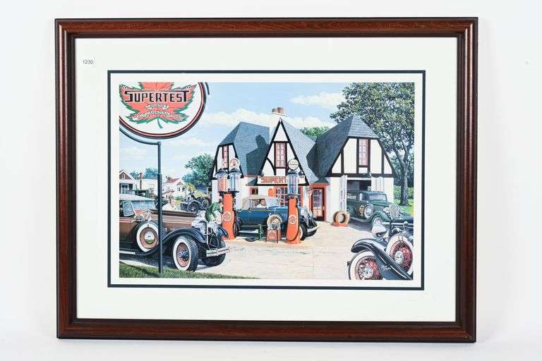 FRAMED SIGNED AND NUMBERED DAVE SNYDER SUPERTEST PRINT - Shackelton ...