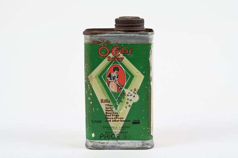 O-CEDAR SPRAY 10 OZ CAN - FULL - Shackelton Auctions Inc.