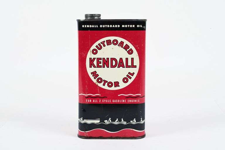 KENDALL OUTBOARD MOTOR OIL IMP QT CAN - Shackelton Auctions Inc.