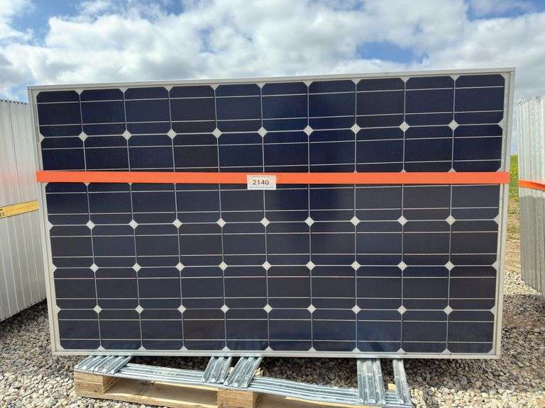SKID OF 21 SHARP 235 WATT SOLAR PANELS - Shackelton Auctions Inc.