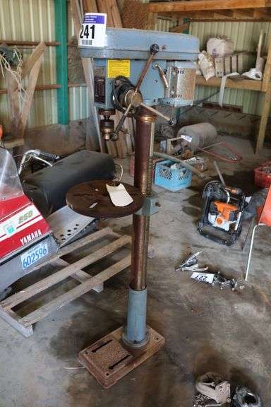 TOOLEX 16 SPEED FLOOR MODEL DRILL PRESS - Shackelton Auctions Inc.