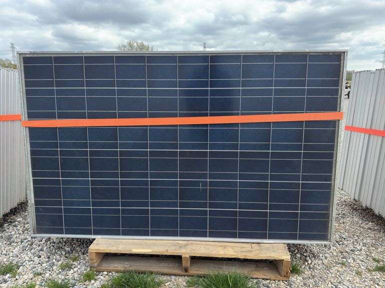 SKID OF 21 SHARP 235 WATT SOLAR PANELS - Shackelton Auctions Inc.