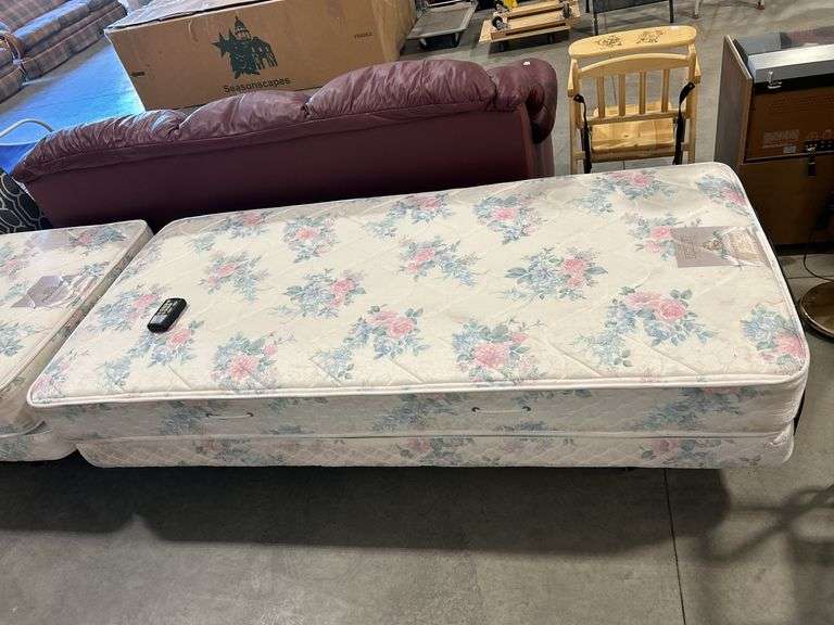 TWIN ULTRAMATIC ELECTRIC ADJUSTABLE BED - Shackelton Auctions Inc.