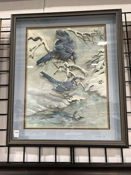 FRAMED 3D PAPER TOLE ART SIGNED S. PROUSE - Shackelton Auctions Inc.