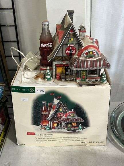 DEPARTMENT 56 COCA-COLA FIZZ FACTORY - Shackelton Auctions Inc.