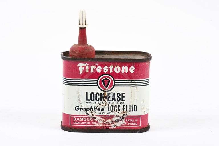 FIRESTONE LOCKEASE GRAPHITED LOCK FLUID 4 OZ OILER - Shackelton ...