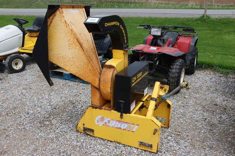 CHAMPION CX350 3PTH WOOD CHIPPER - Shackelton Auctions Inc.