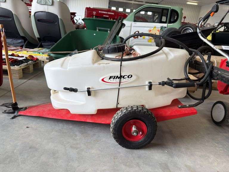 FIMCO TOW BEHIND SPRAYER - Shackelton Auctions Inc.