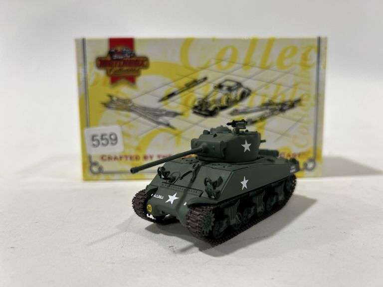 MATCHBOX COLLECTIBLES USA 3082911 TANK 4" - Shackelton Auctions Inc.