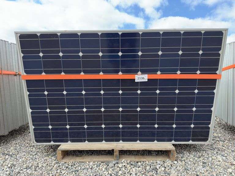 SKID OF 21 SHARP 235 WATT SOLAR PANELS - Shackelton Auctions Inc.