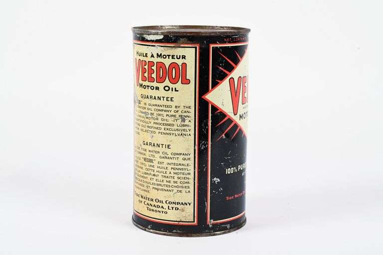 VEEDOL MOTOR OIL IMP QT CAN - Shackelton Auctions Inc.