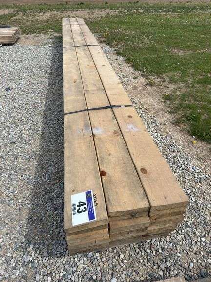 27 PIECES OF 20' 2X8 LUMBER - Shackelton Auctions Inc.