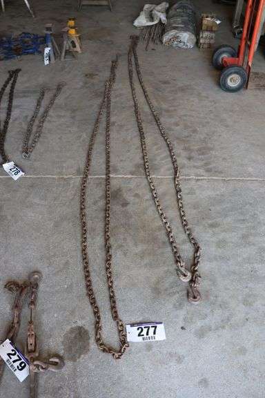 2 CHAINS - 20' & 24' - Shackelton Auctions Inc.