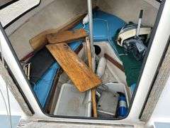 SIREN 17' SAILBOAT WITH EZ LOADER TRAILER - Shackelton Auctions Inc.