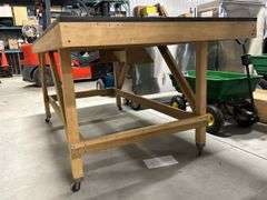 ROLLING WORK TABLE - Shackelton Auctions Inc.