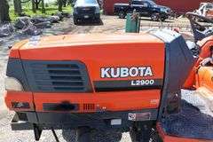 KUBOTA L2900 4WD TRACTOR & CLEMENS S4 CUTTER - Shackelton Auctions Inc.