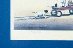 FRAMED SIGNED AND NUMBERED "FILLIN' UP ON MEMORIES" PAMELA C. RENFROE ...