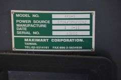 MAXIMART 4VS-S MILLING MACHINE WITH ANILAM DRO DIGITAL READOUT ...