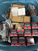 TOTE OF NEW VARIOUS FILTERS - Shackelton Auctions Inc.