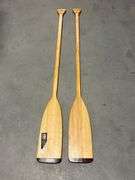TWO WOODEN PADDLES - Shackelton Auctions Inc.