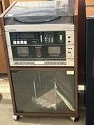 TOSHIBA STEREO SOUND SYSTEM WITH TWO SPEAKERS - Shackelton Auctions Inc.