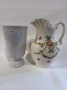DEVON-WARE PITCHER AND CERAMIC VASE - Shackelton Auctions Inc.