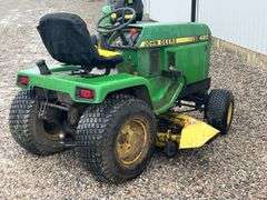 JOHN DEERE 420 LAWN MOWER WITH DECK - Shackelton Auctions Inc.