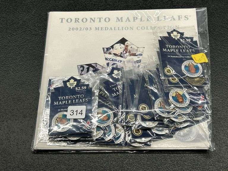 2002 TORONTO MAPLE LEAFS MEDALION COLLECTION - Shackelton Auctions Inc.