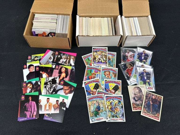 THREE BOXES OF ASSORTED COLLECTOR CARDS - Shackelton Auctions Inc.