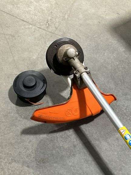 STIHL FS90R STRAIGHT SHAFT GAS TRIMMER WITH STRING & BUSH HEADS ...