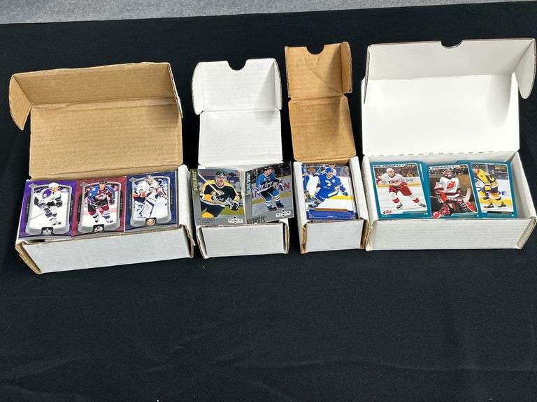 FOUR BOXES OF OPC 2003, UD 2005 ROOKIE UPDATE, UD 2000 BLACK DIAMOND ...