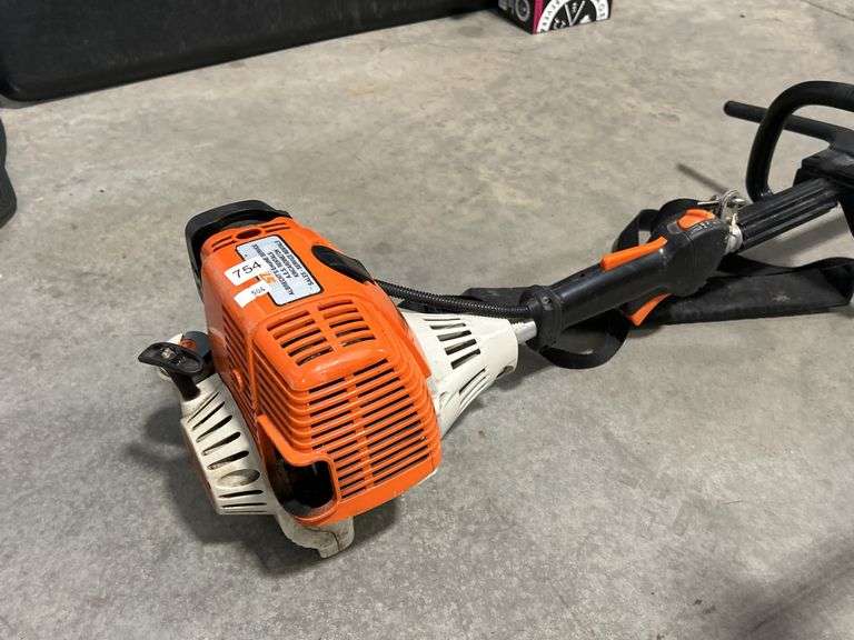 STIHL FS90R STRAIGHT SHAFT GAS TRIMMER WITH STRING & BUSH HEADS ...