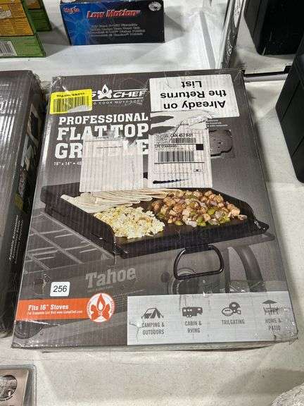 CAMP CHEF PROFESSIONAL FLAT TOP GRIDDLE - FITS 16" STOVE - Shackelton ...