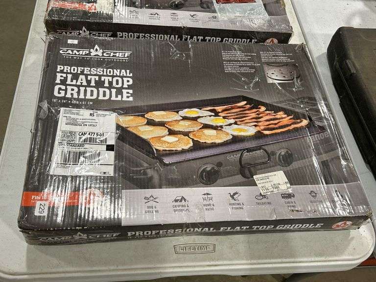 CAMP CHEF PROFESSIONAL FLAT TOP GRIDDLE - 16" X 24" - Shackelton ...